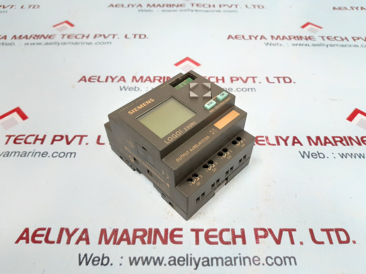 Siemens logo 230rc 6ed1 052-1fb00-0ba6 logic module – Aeliya Marine