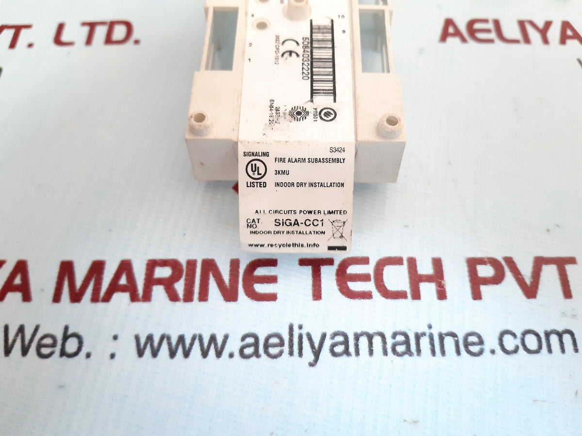 Edwards Est siga-cc1 module – Aeliya Marine