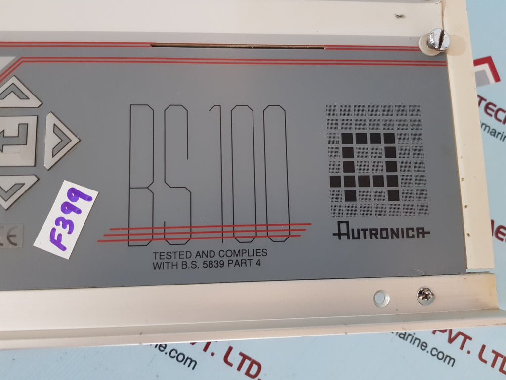Autronica bs 100 fire alarm panel – Aeliya Marine