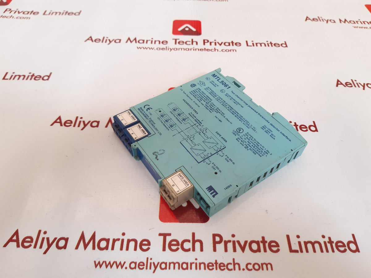 Measurement mtl5061 two channel loop powered fire/smoke detector inter ...