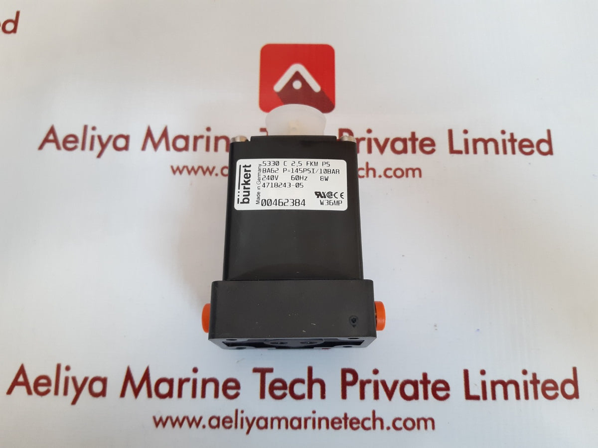 Burkert 5330 c 2,5 fkm ps pnuematic solenoid valve – Aeliya Marine
