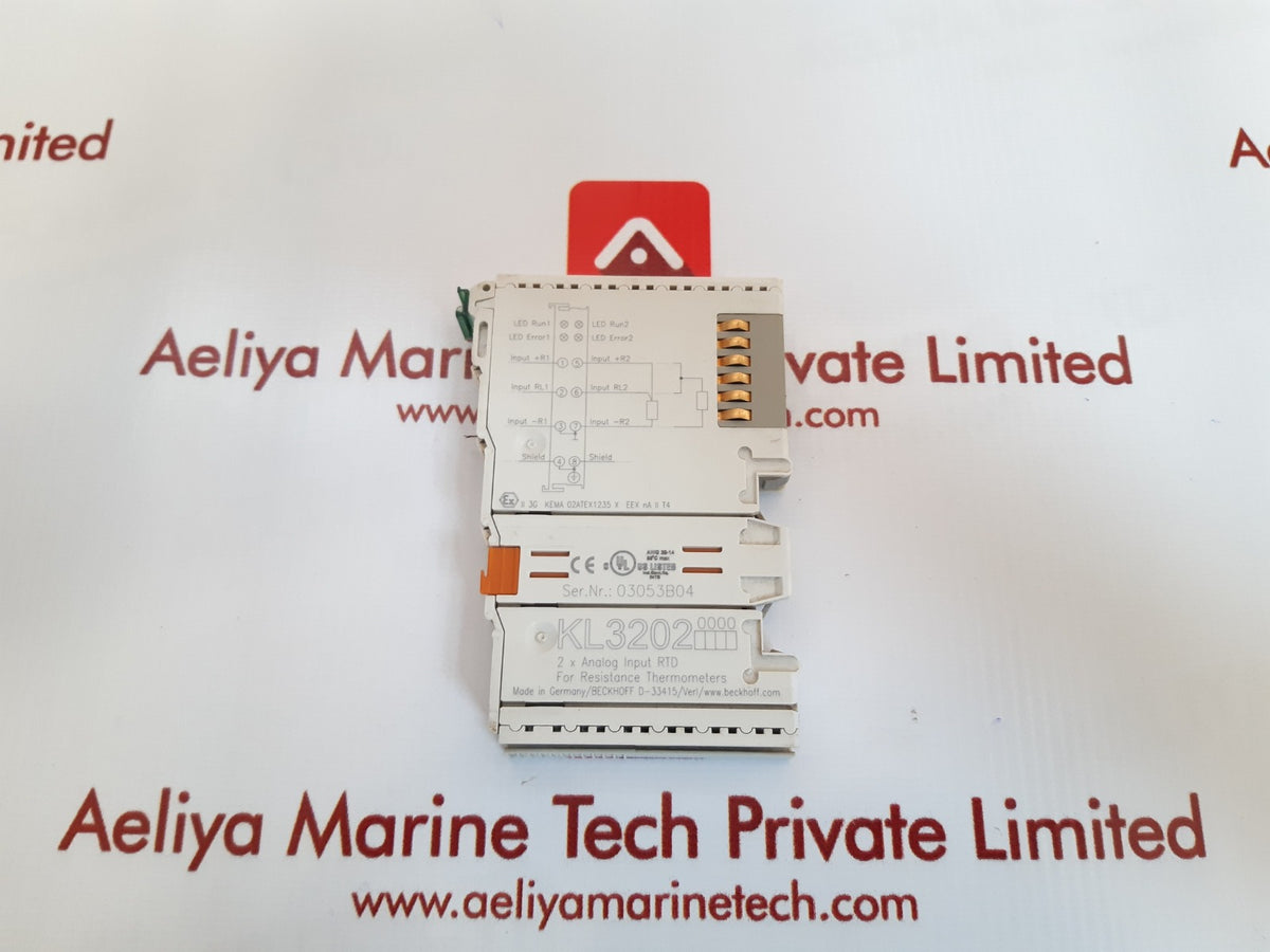 Beckhoff kl3202 terminal module – Aeliya Marine Tech Pvt. Ltd.