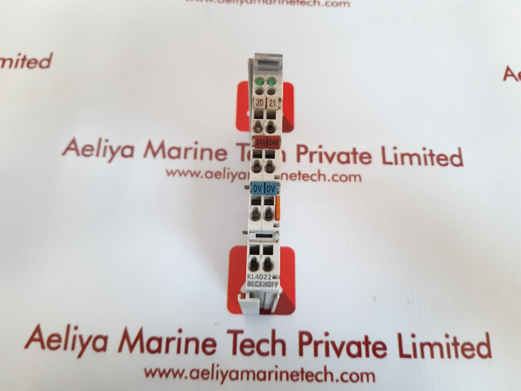 Beckhoff kl4022 analog output module – Aeliya Marine