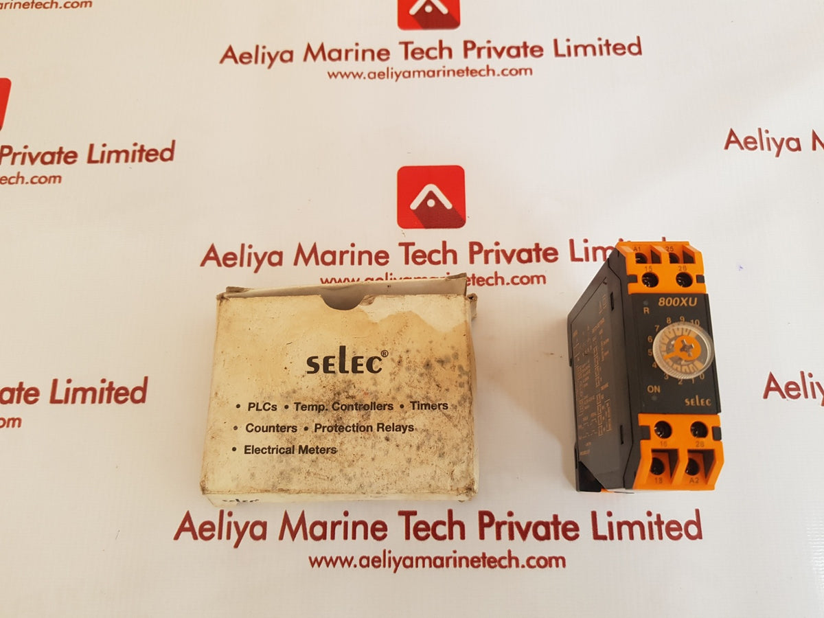 Selec 800Xu Analog Timer Relay 5A 250V Ac/24V Dc – Aeliya Marine