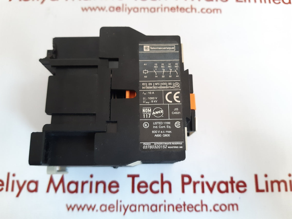 Telemecanique Ca2 Dn22 Control Relay 220-230V 50Hz/220-240V 60Hz ...