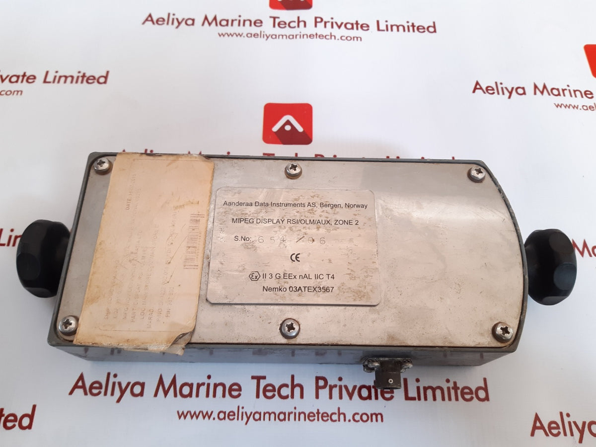 Aanderaa mipeg operation limit monitor – Aeliya Marine