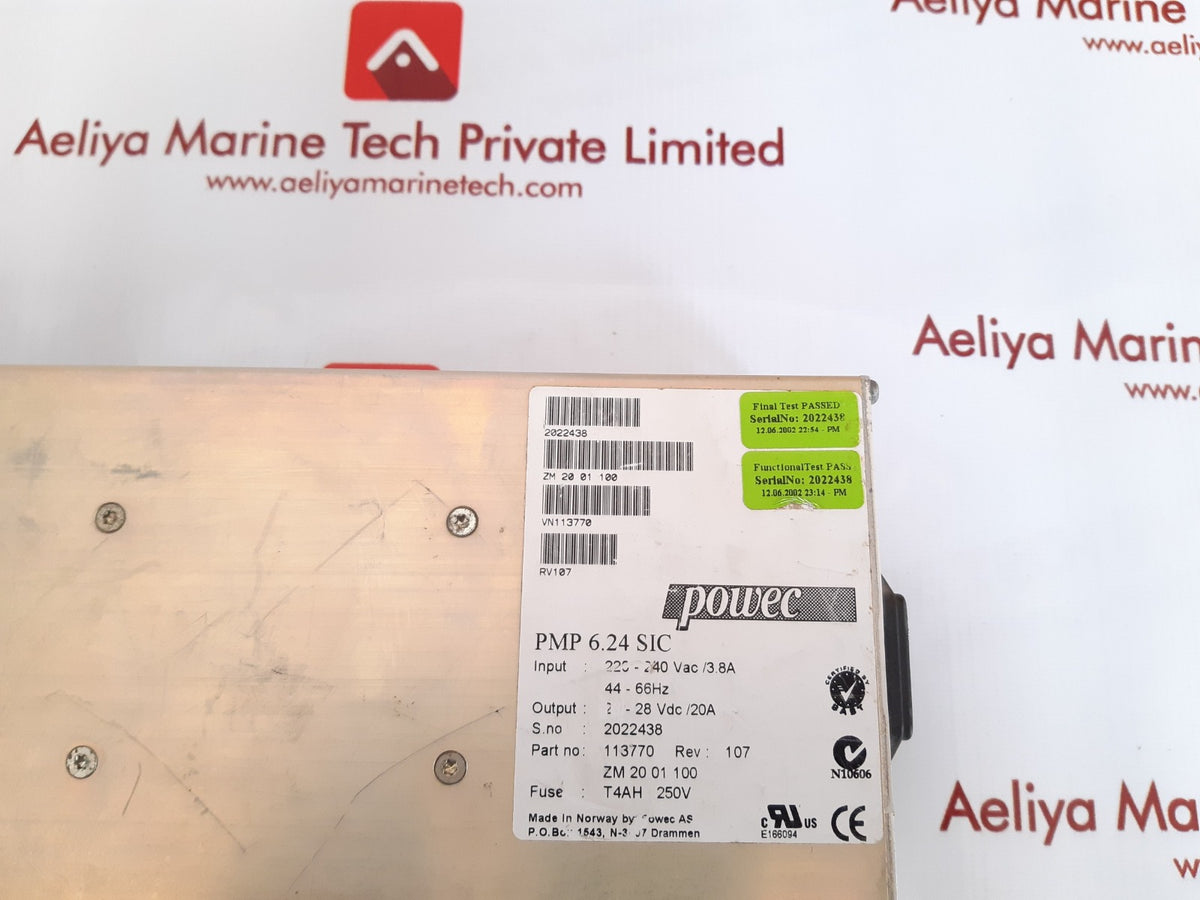 Power - one pmp 6.24 sic switching power supply – Aeliya Marine