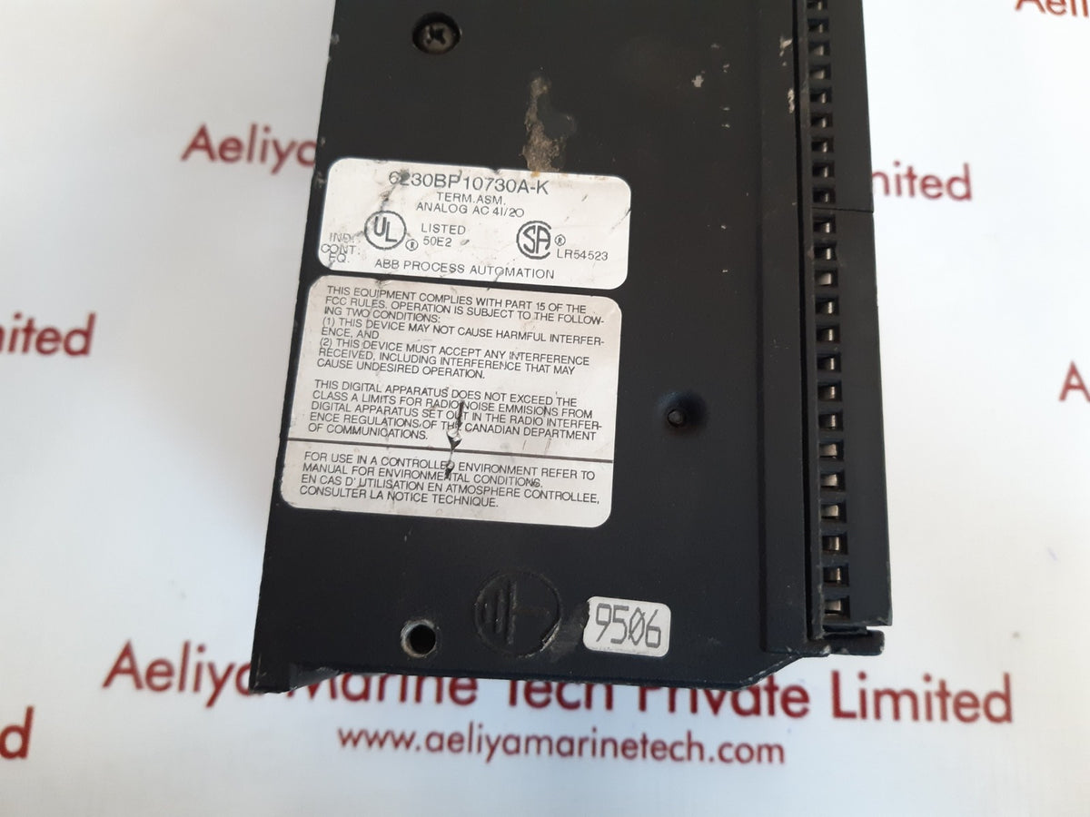 Abb taylor mod 300 analog module – Aeliya Marine