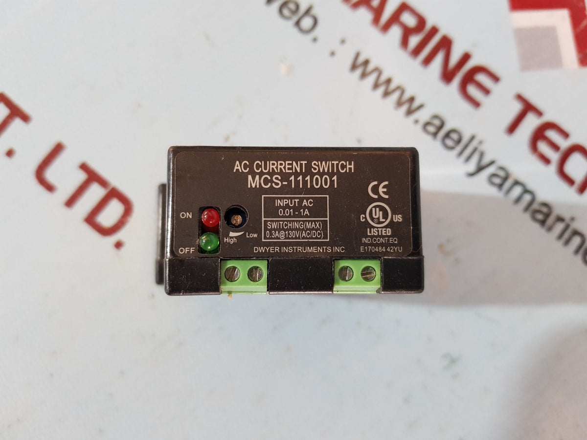 Dwyer mcs-111001 ac current switch – Aeliya Marine