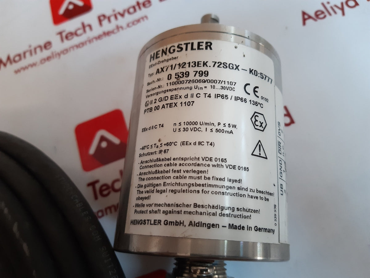 Hengstler ax71/1213ek.72sgx - k0:5777 encoder – Aeliya Marine