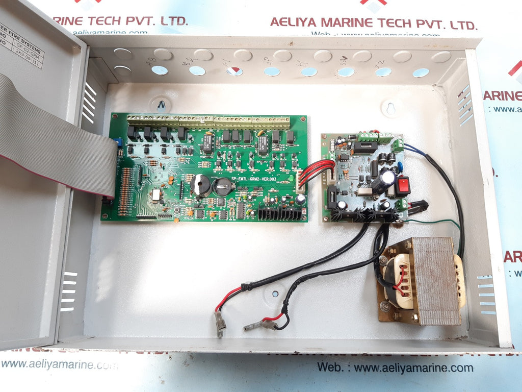 Spencer sp-02-grm fire alarm cum gas release panel – Aeliya Marine
