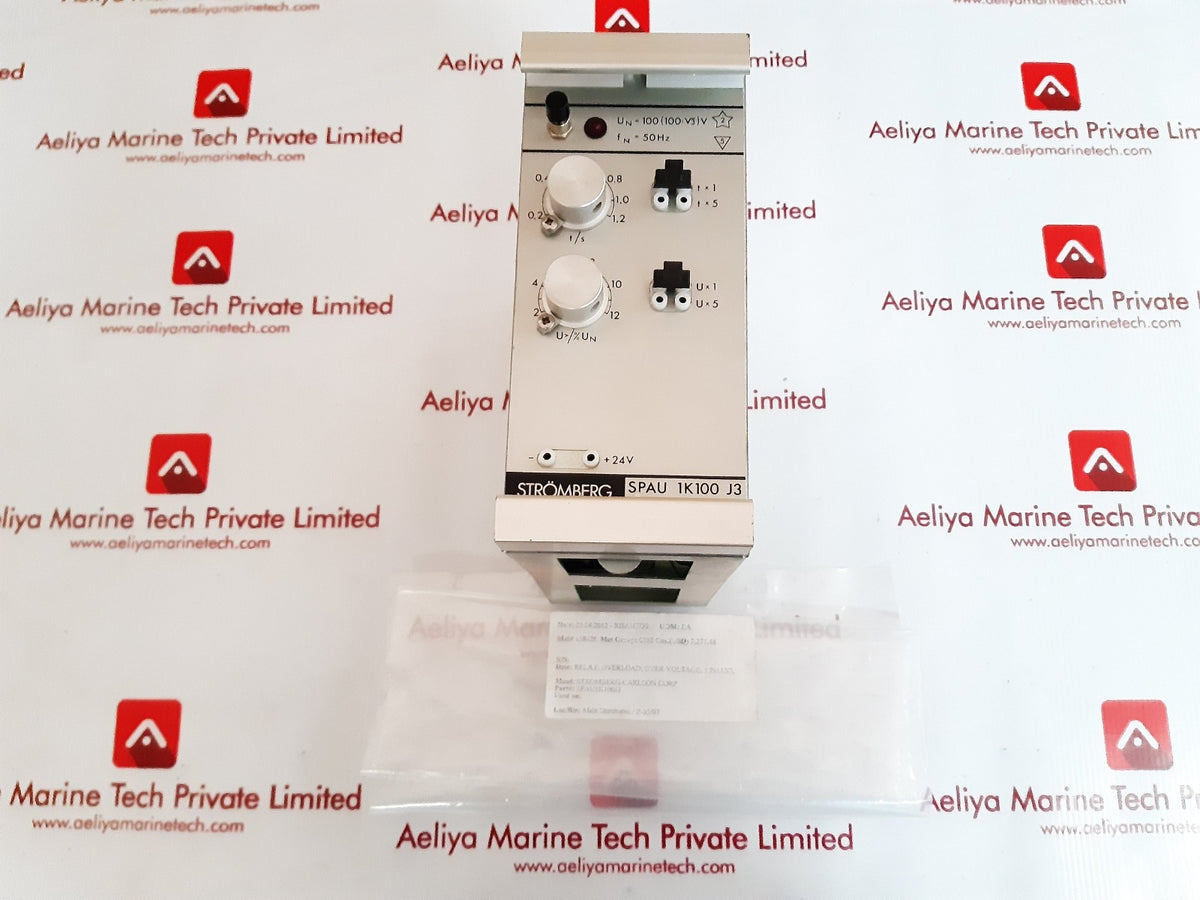 Stromberg Spau 1K100J3 Single Phase Time Relay – Aeliya Marine