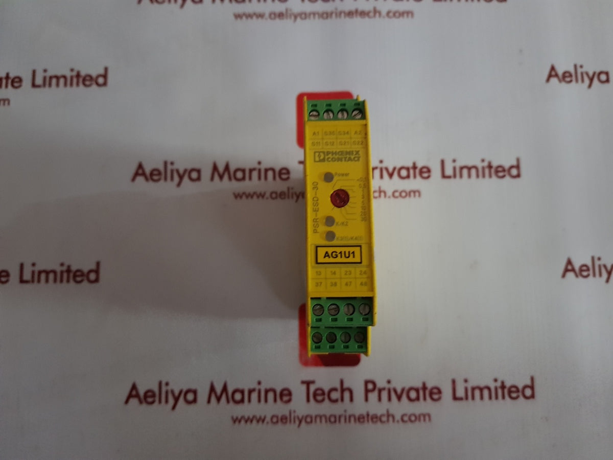 Phoenix contact psr-esd-30 safety relay – Aeliya Marine