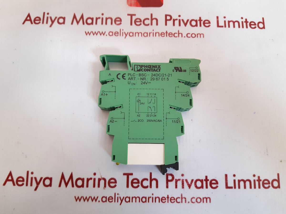 Phoenix Contact Plc-bsc-24Dc/21-21 Relay Socket 2961192 – Aeliya Marine
