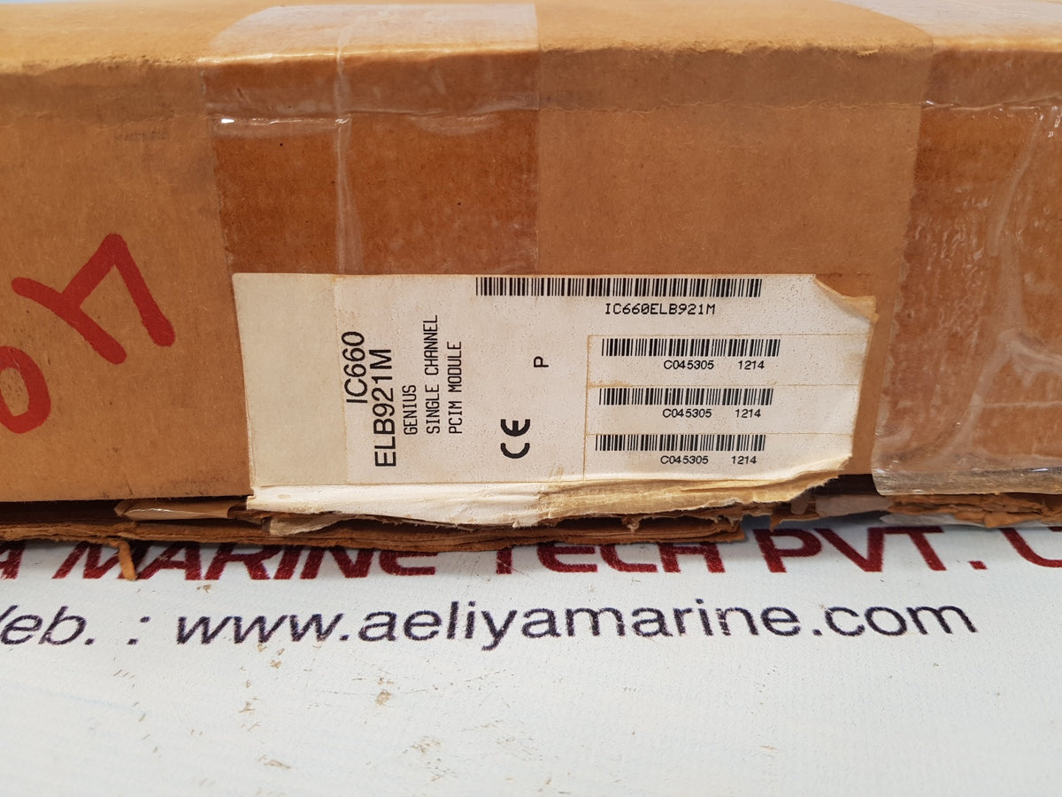 Ge ic660elb921m single channel pcim module – Aeliya Marine
