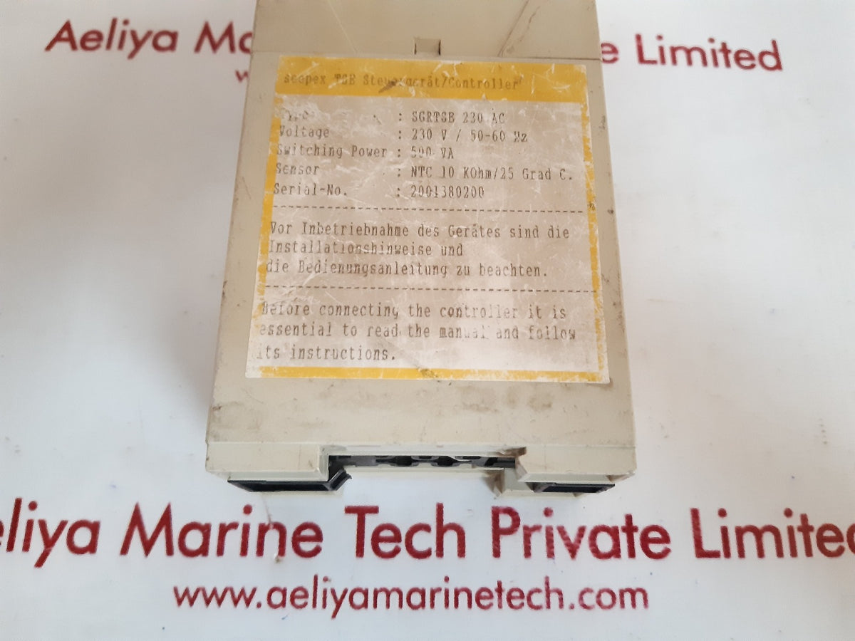Seepex sgrtse 230 ac temperature controller 230v 50/60hz – Aeliya Marine