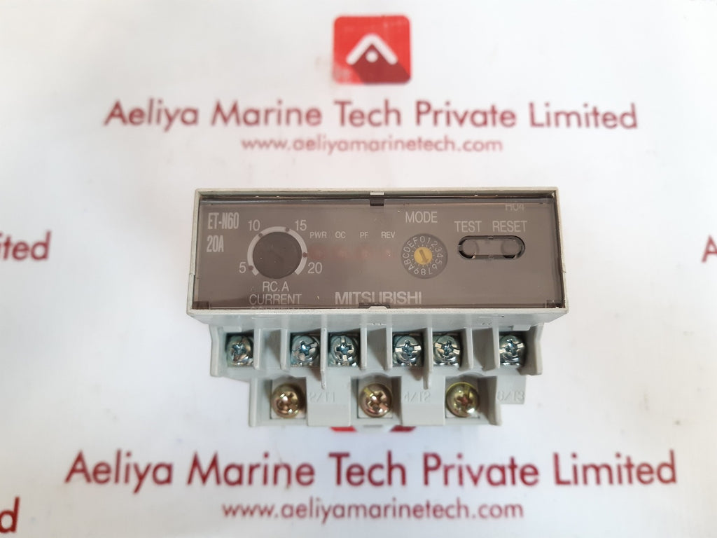 Mitsubishi electric et-n60 motor protection relay – Aeliya Marine Tech ...