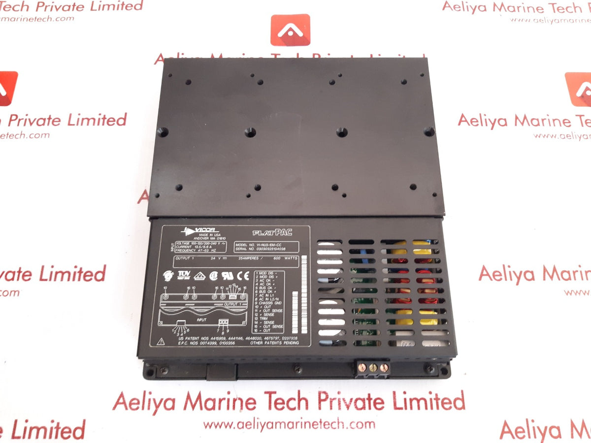 Vicor flat pac vi-nu3-em-cc switching power supply – Aeliya Marine