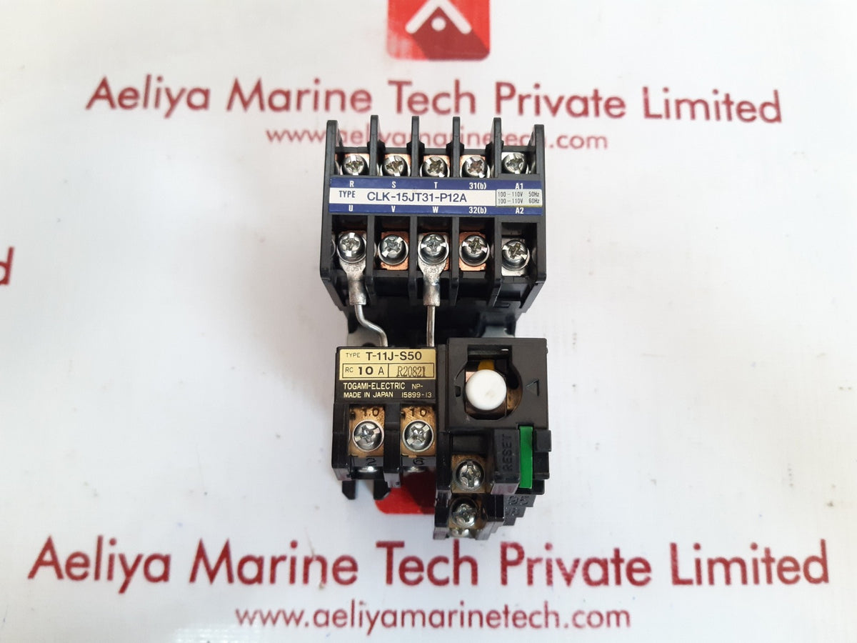 Togami electric clk-15jt31-p12a + t-11j-s50 magnetic switch – Aeliya Marine