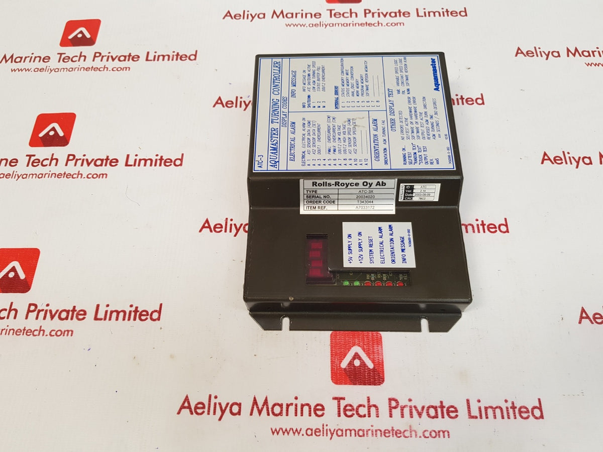 Rolls-royce atc-3x aquamaster turning controller – Aeliya Marine