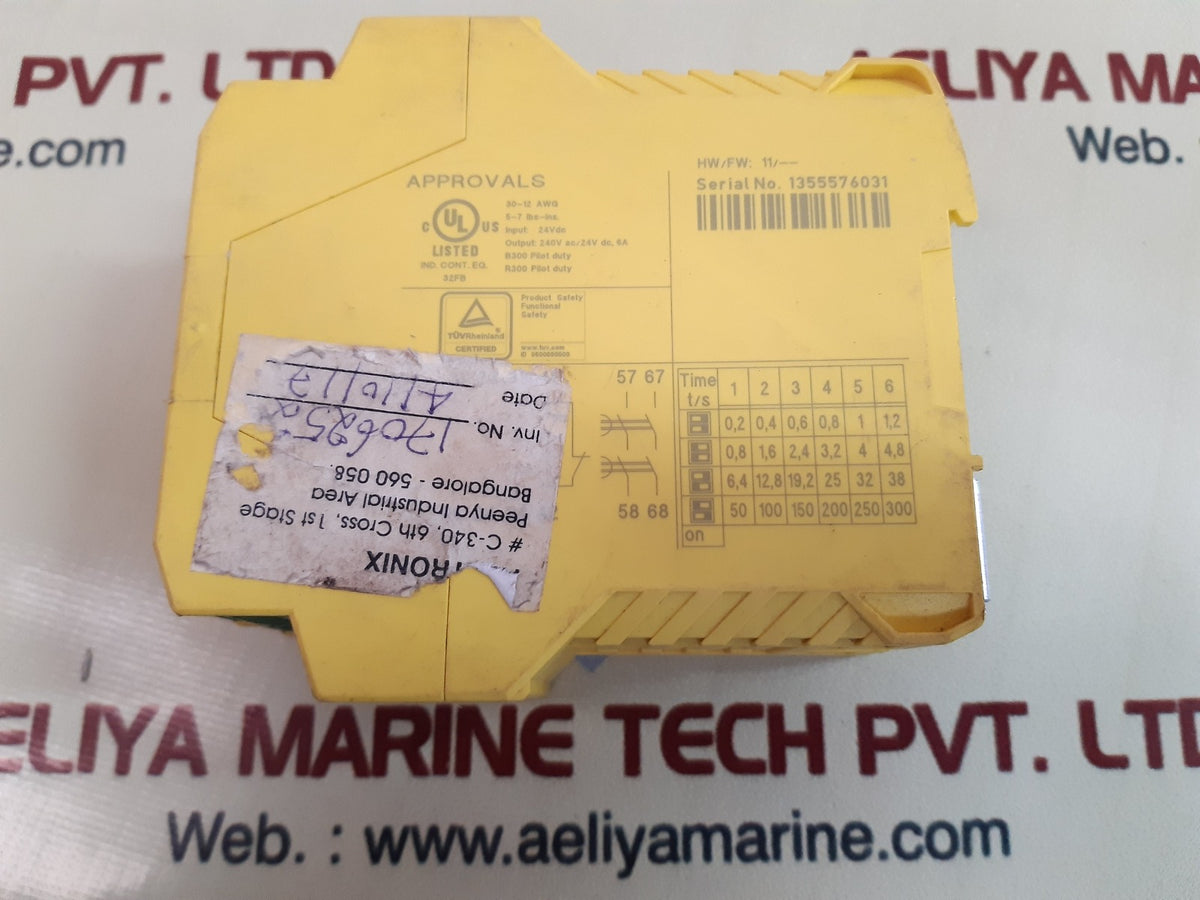 Phoenix psr-scp- 24dc/esd/5x1/1x2/300 safety relay – Aeliya Marine