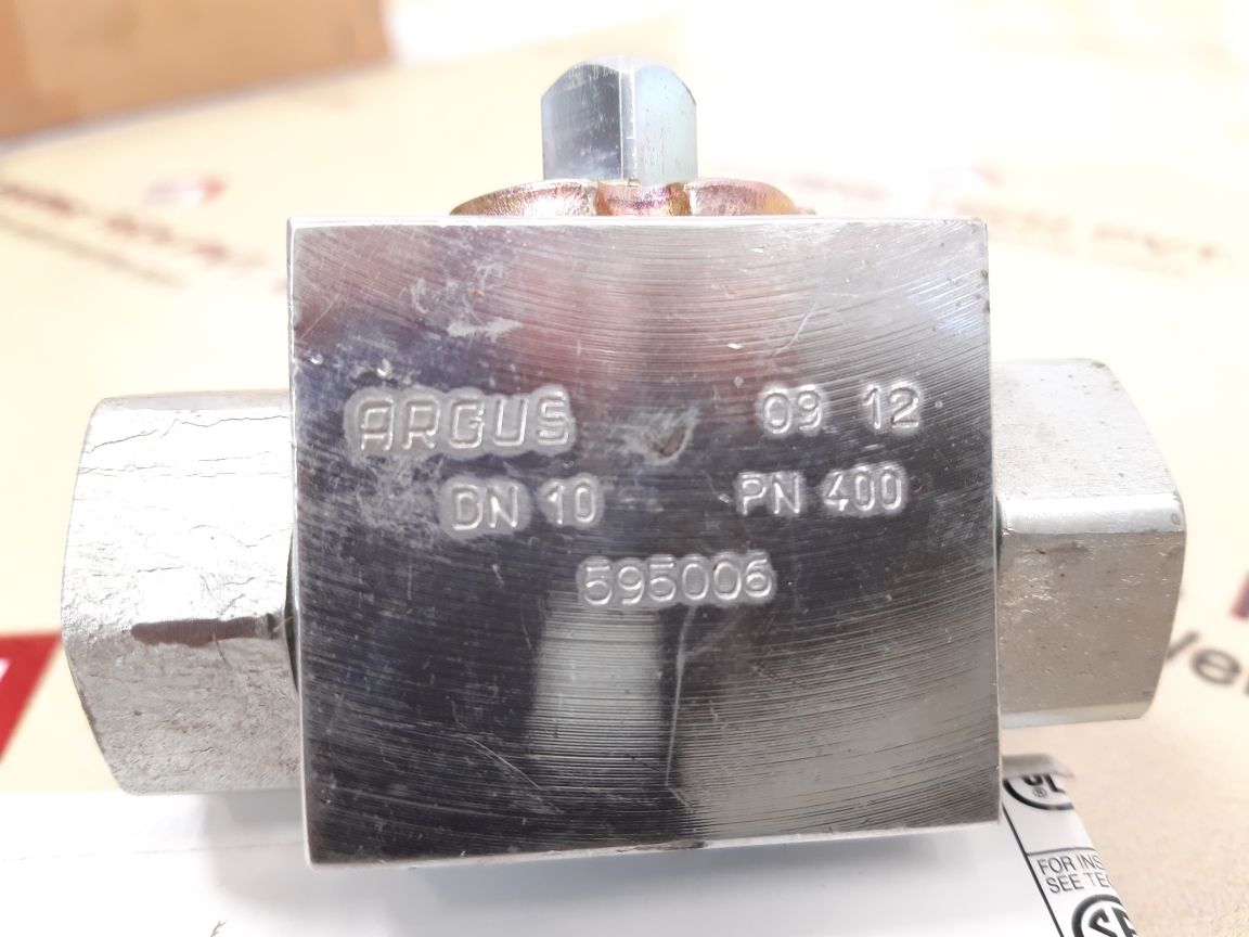 Argus dn10 pn 400 block ball valve 595006 – Aeliya Marine