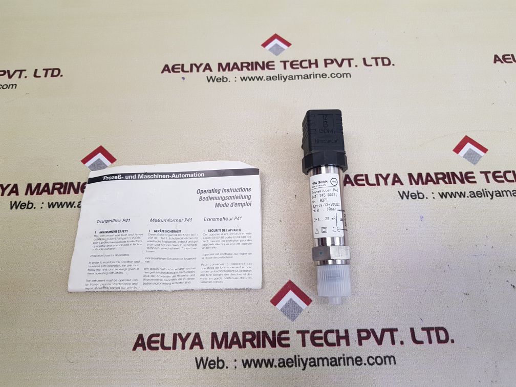 Pma p41 pressure transmitter 9407 245 00101 – Aeliya Marine