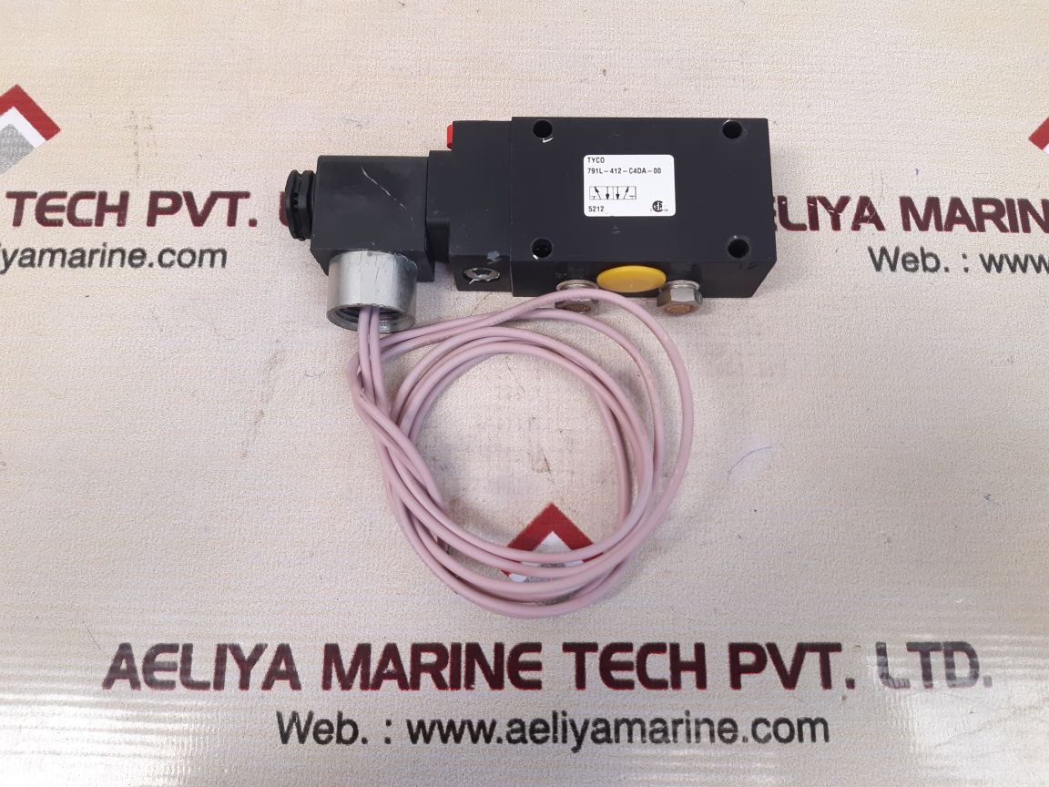 Tyco 791l-412-c4da-00 solenoid valve with av 7019-9dac coil – Aeliya Marine