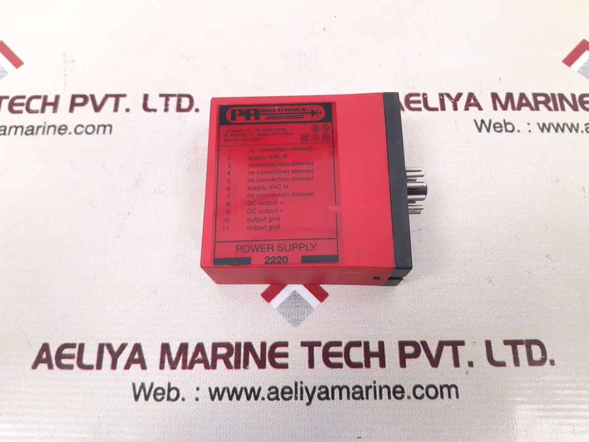 Pr electronics 2220 b1 power supply 230v~ 15va 50/60hz – Aeliya Marine