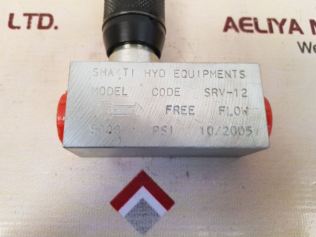 Shakti hyd equipments srv-12 flow control valve – Aeliya Marine