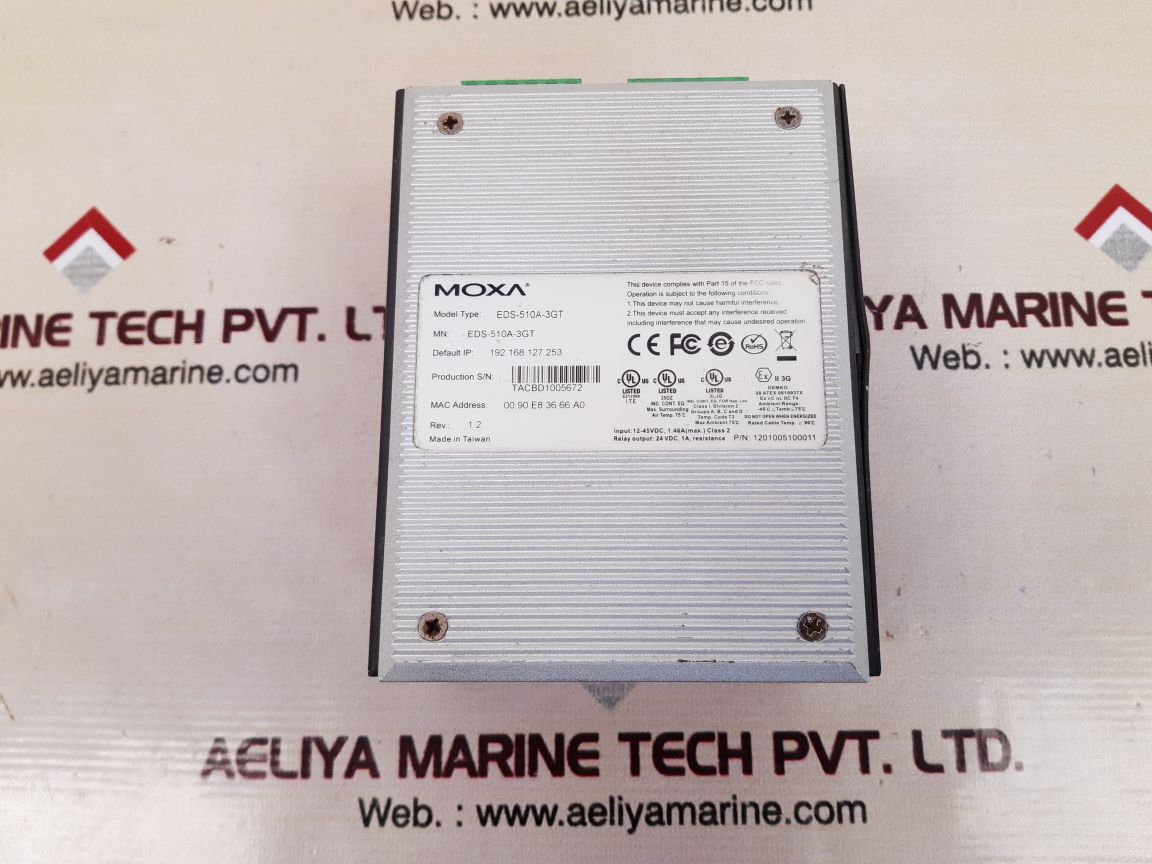 Moxa eds-510a-3gt ether device switch – Aeliya Marine