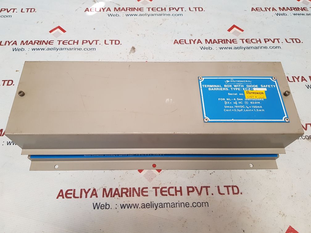 Autronica xcz-001 terminal box with diode safety barriers – Aeliya Marine