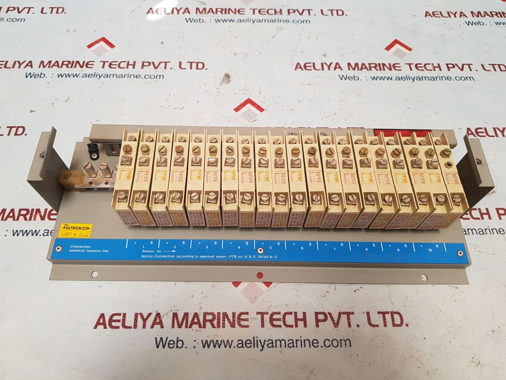 Autronica xcz-001 terminal box with diode safety barriers – Aeliya Marine
