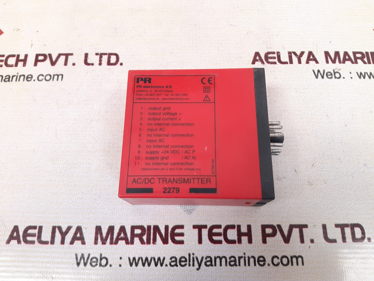 Pr electronics 2279n2d ac/dc transmitter – Aeliya Marine