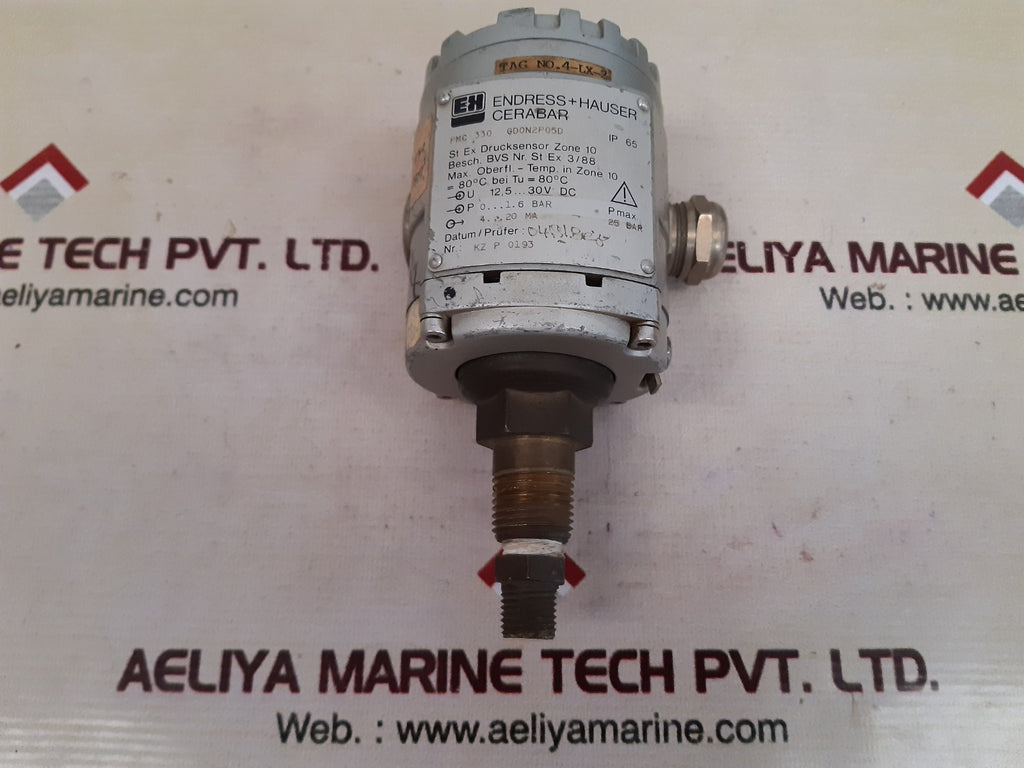 Endress+hauser pmc 330 gd0n2p05d flow meter – Aeliya Marine