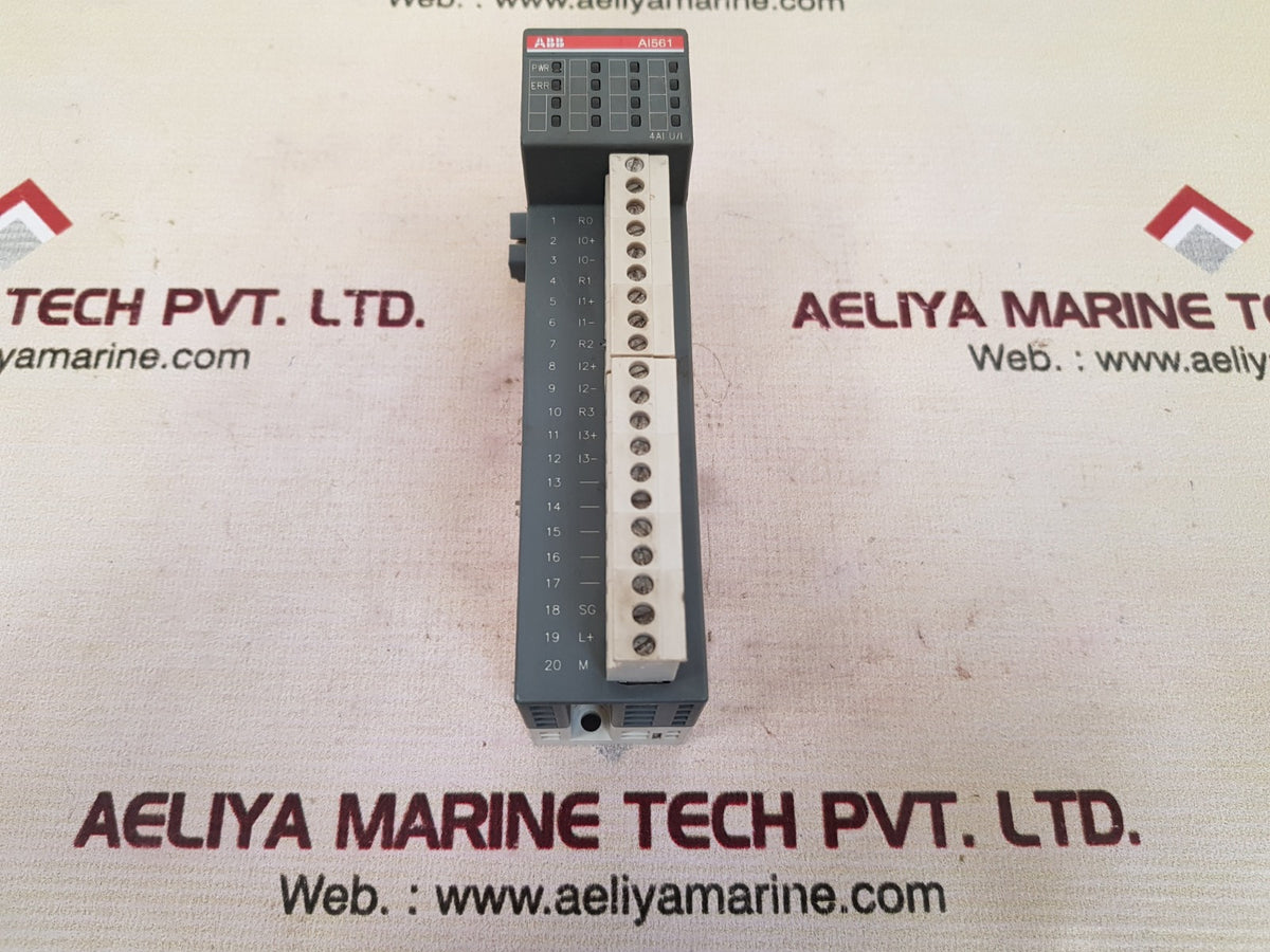 Abb ai561 a2 analog input/output module 1tne968902r1101 – Aeliya Marine