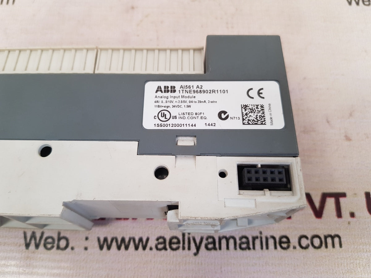 Abb ai561 a2 analog input/output module 1tne968902r1101 – Aeliya Marine