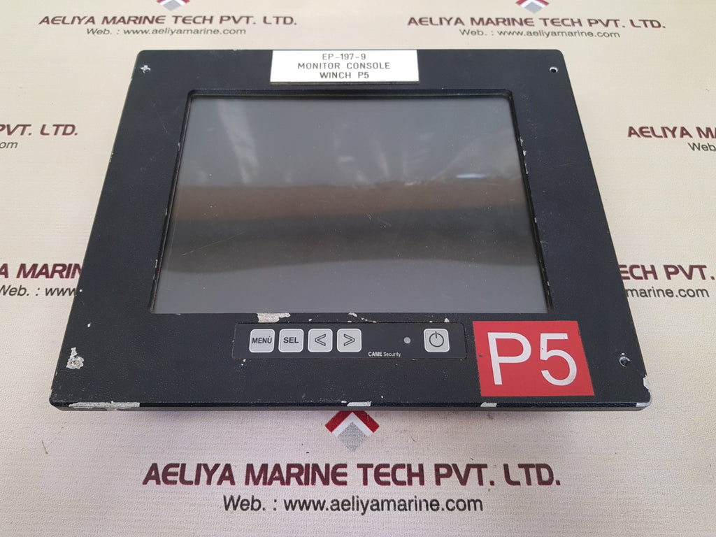 Came security ep-197-9 monitor console winch p5 – Aeliya Marine