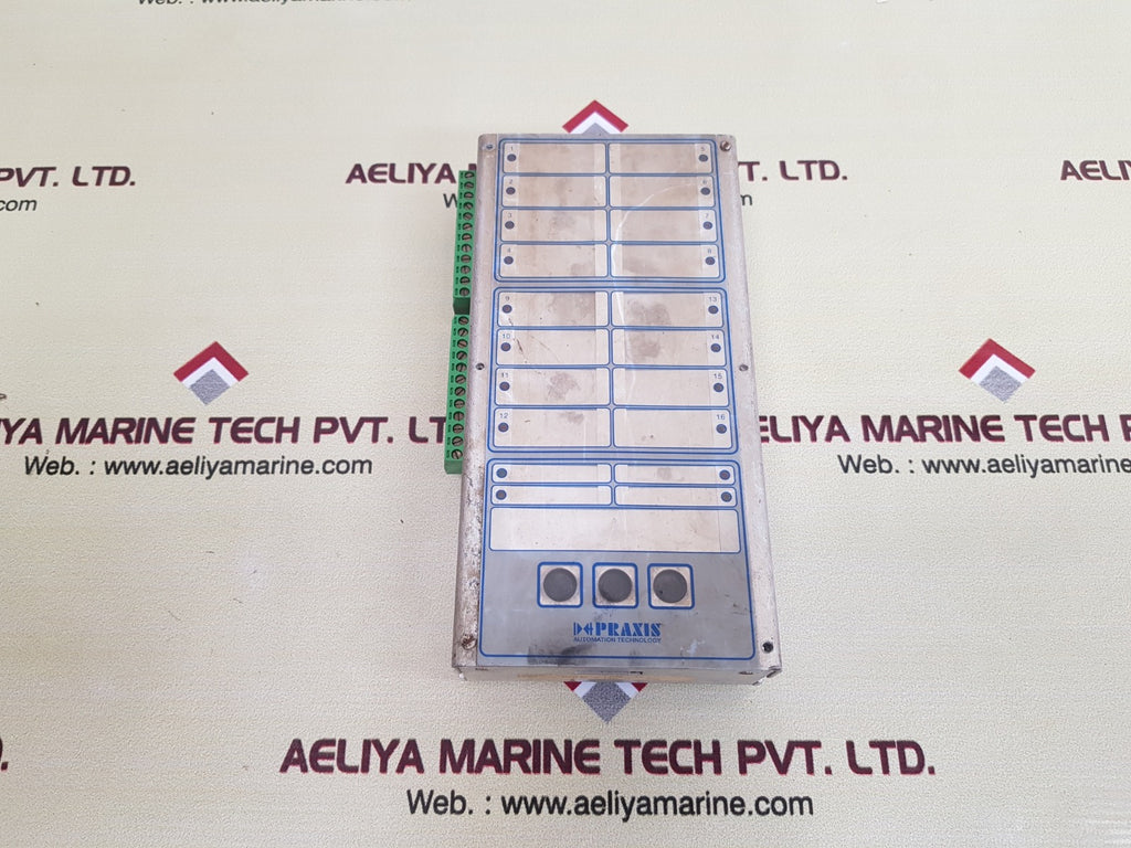 Praxis automation 98.6.018.704 analog module rev.b – Aeliya Marine