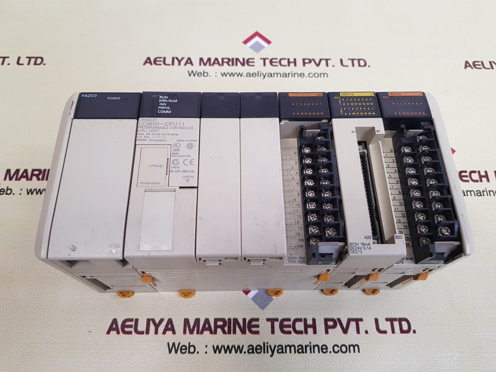 Omron PA203,CQM1H-CPU11,OD213 Programmable Controller – Aeliya Marine
