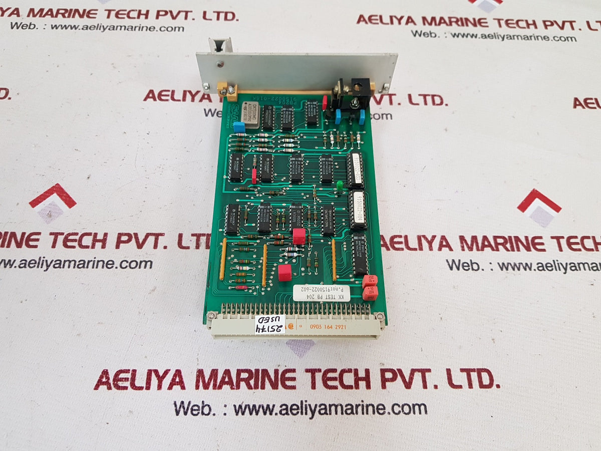 Saab Marine Pb 204 Test B 9150022-602 Interface Pcb Card 9150022-016K ...