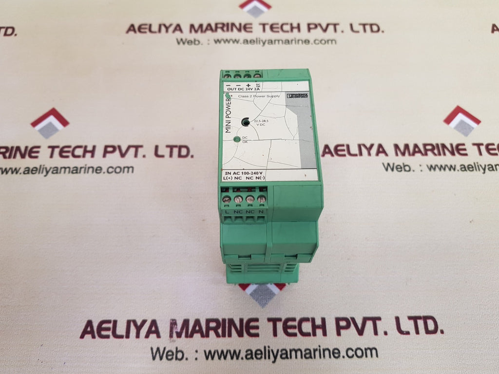 Phoenix contact mini-ps-100-240ac/24dc/2 power supply – Aeliya Marine