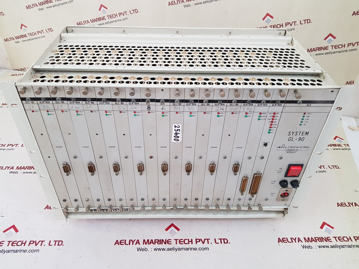 Autronica System Gln-90/8 Level Gauging System Central Unit 220V Ac ...