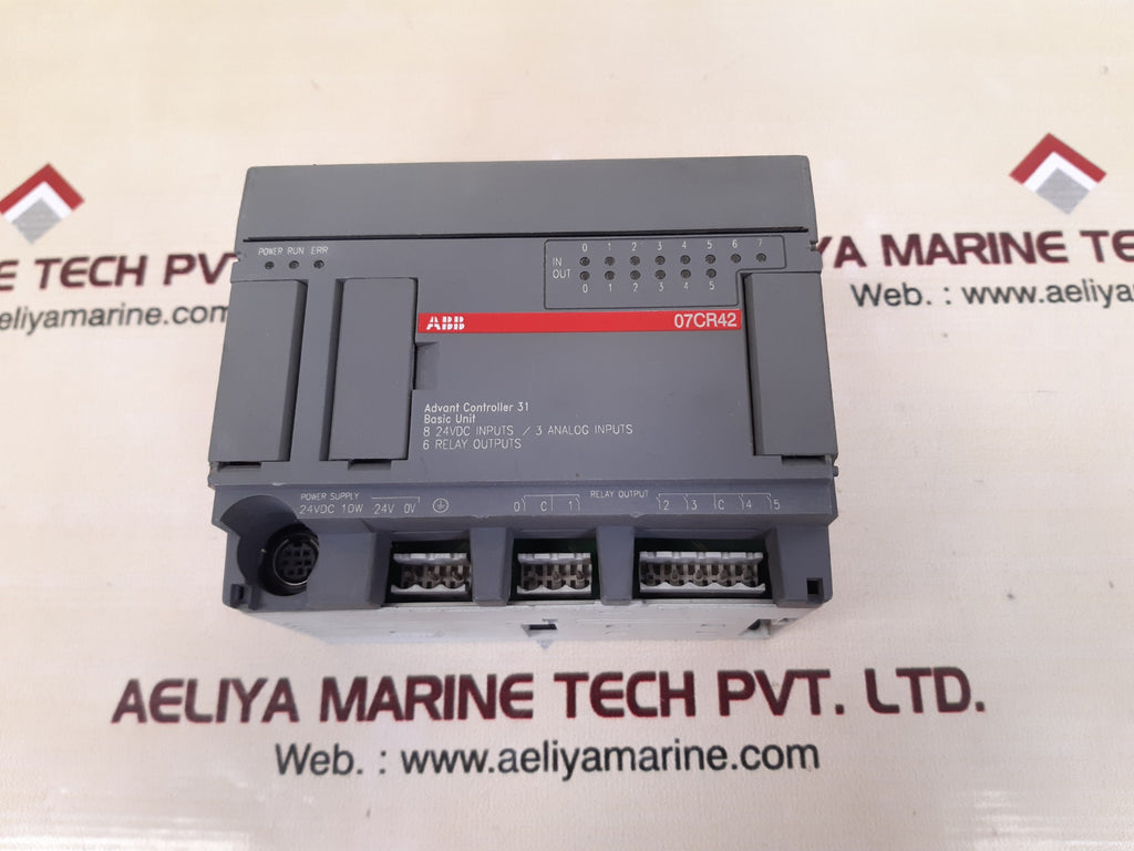 ABB 07CR42-D3.4 Advant Controller 31 1SBP260023R1001 Basic Unit ...