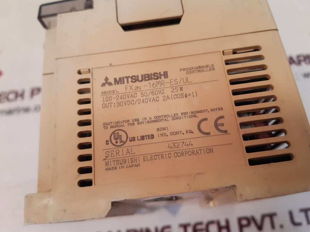 Mitsubishi melsec fx2n-16mr-es/ul programmable controller – Aeliya Marine