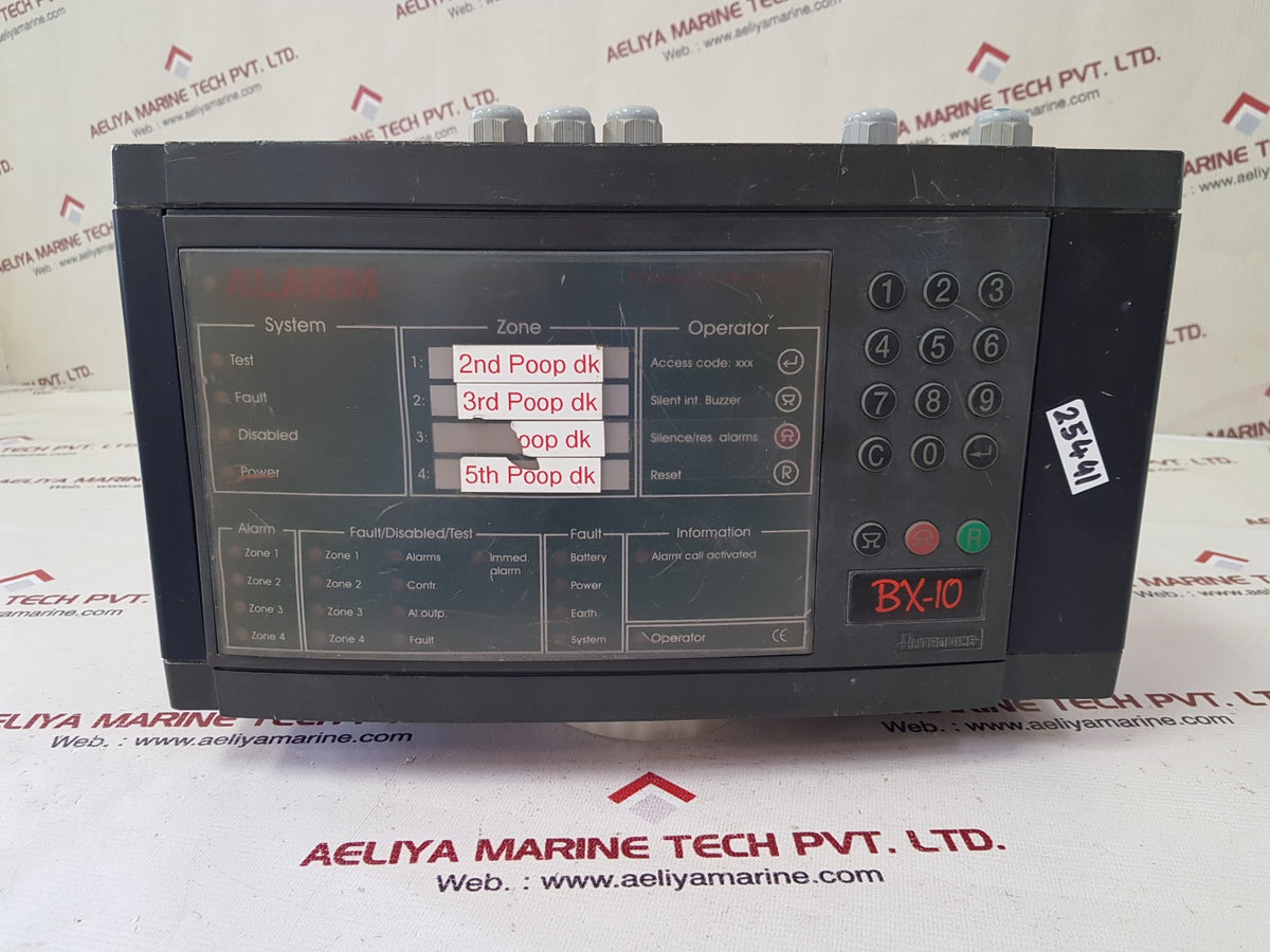 Autronica bx-10 fire alarm control panel – Aeliya Marine