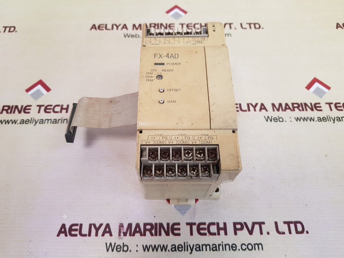 Mitsubishi Fx-4Ad Programmable Controller Dc24V – Aeliya Marine