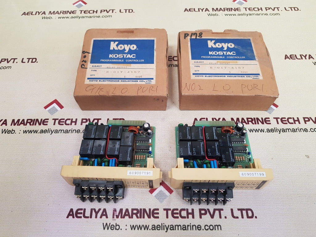 Koyo Electronics E-01T-4157 Relay Output Programmable Controller – Aeliya Marine