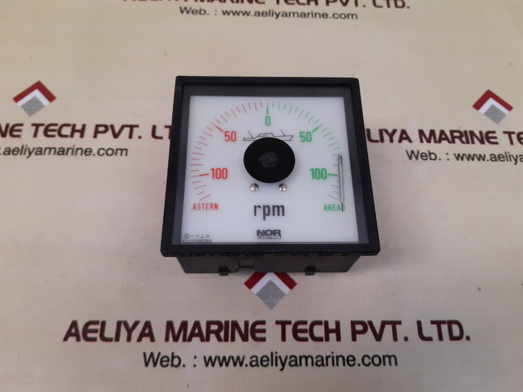Nor Control/Deif Dlq96-pcnb 0-100 Rpm Meter – Aeliya Marine