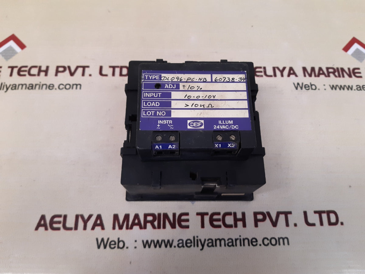 Nor Control/Deif Dlq96-pcnb 0-100 Rpm Meter – Aeliya Marine